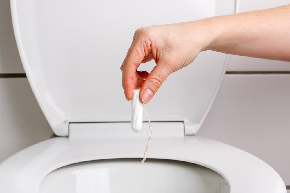 How to Stop Flushing Period Products | FabLittleBag